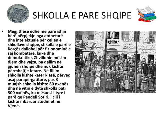 Fillesat e arsimit shqiptar | PPSX