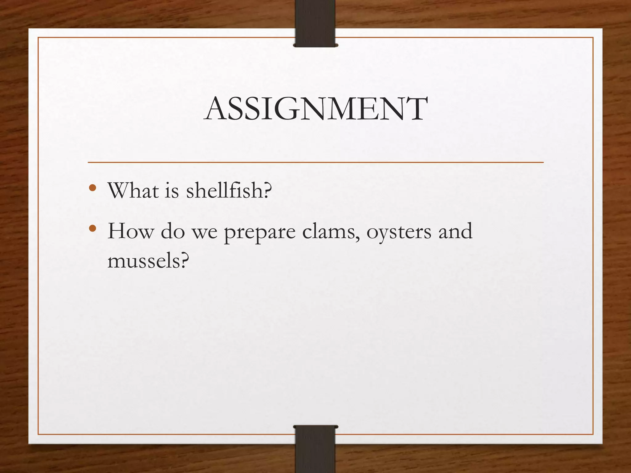 Filleting the Fish | PPTX