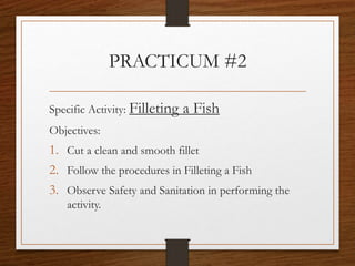 Filleting the Fish | PPTX