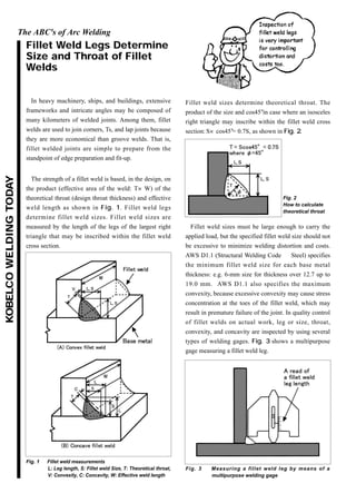 Fillet weld | PDF