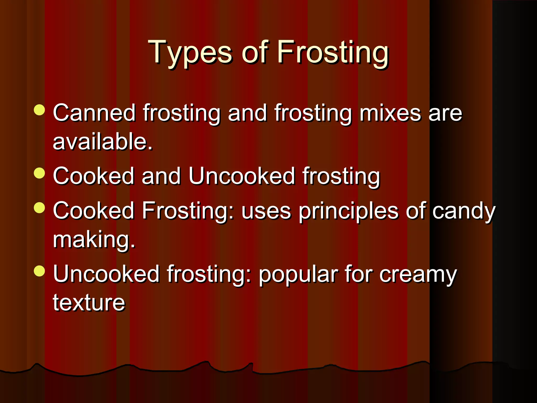 Filling and icing | PPT