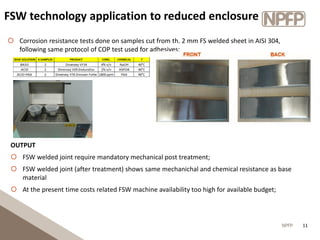 Filling machine reduced laminar flow tunnel assembled by adhesive ...