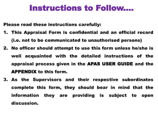 FILLING OF APAS FORM SHANGOMBO (1).pptx for employees | PPTX