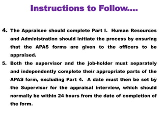 FILLING OF APAS FORM SHANGOMBO (1).pptx for employees | PPTX