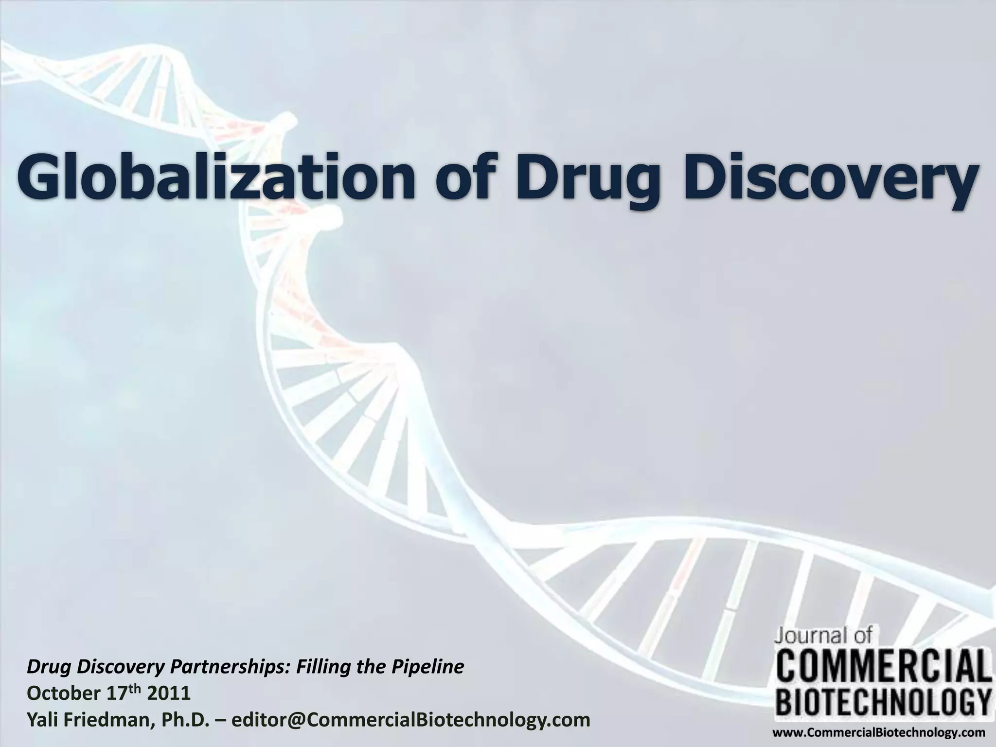 Pharmaceutical globalization: Where are drugs invented? | PPTX