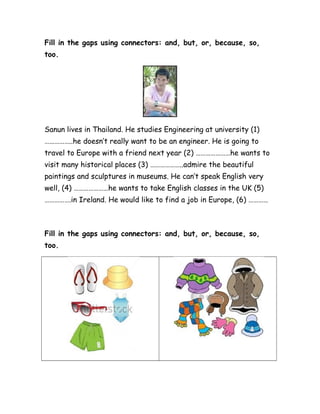 Fill in the gaps using connectors | PDF