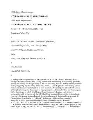 Fill in the missing code for C++- Code from part B is below to make co ...