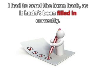 Phrasal Verb - Fill something in | PPT