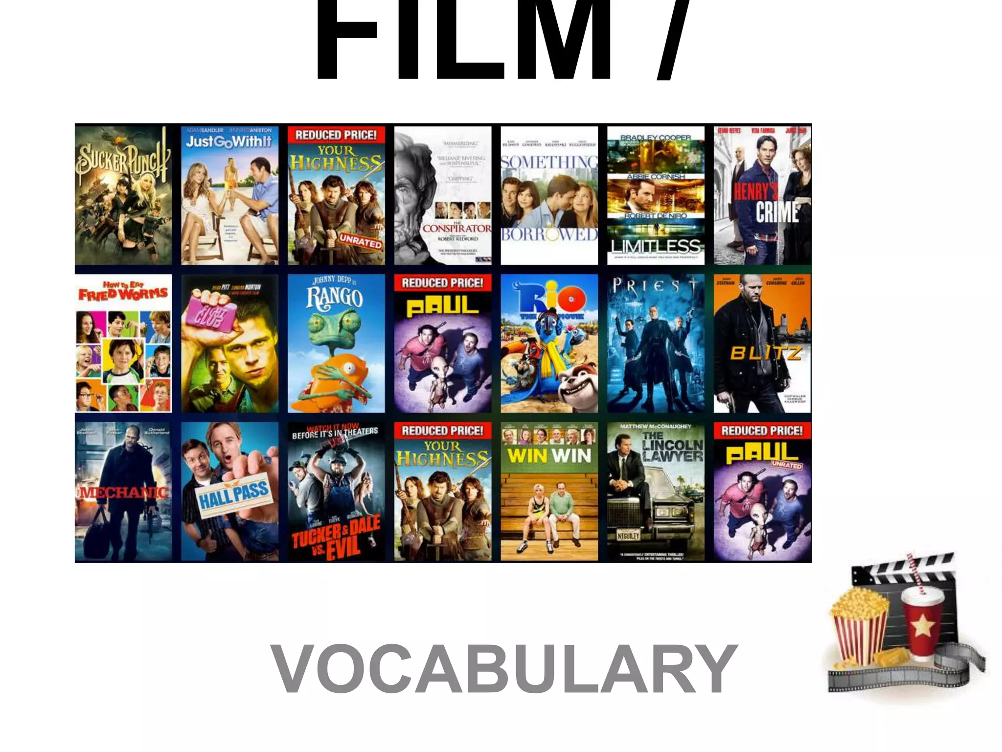 Film Vocabulary | PPTX