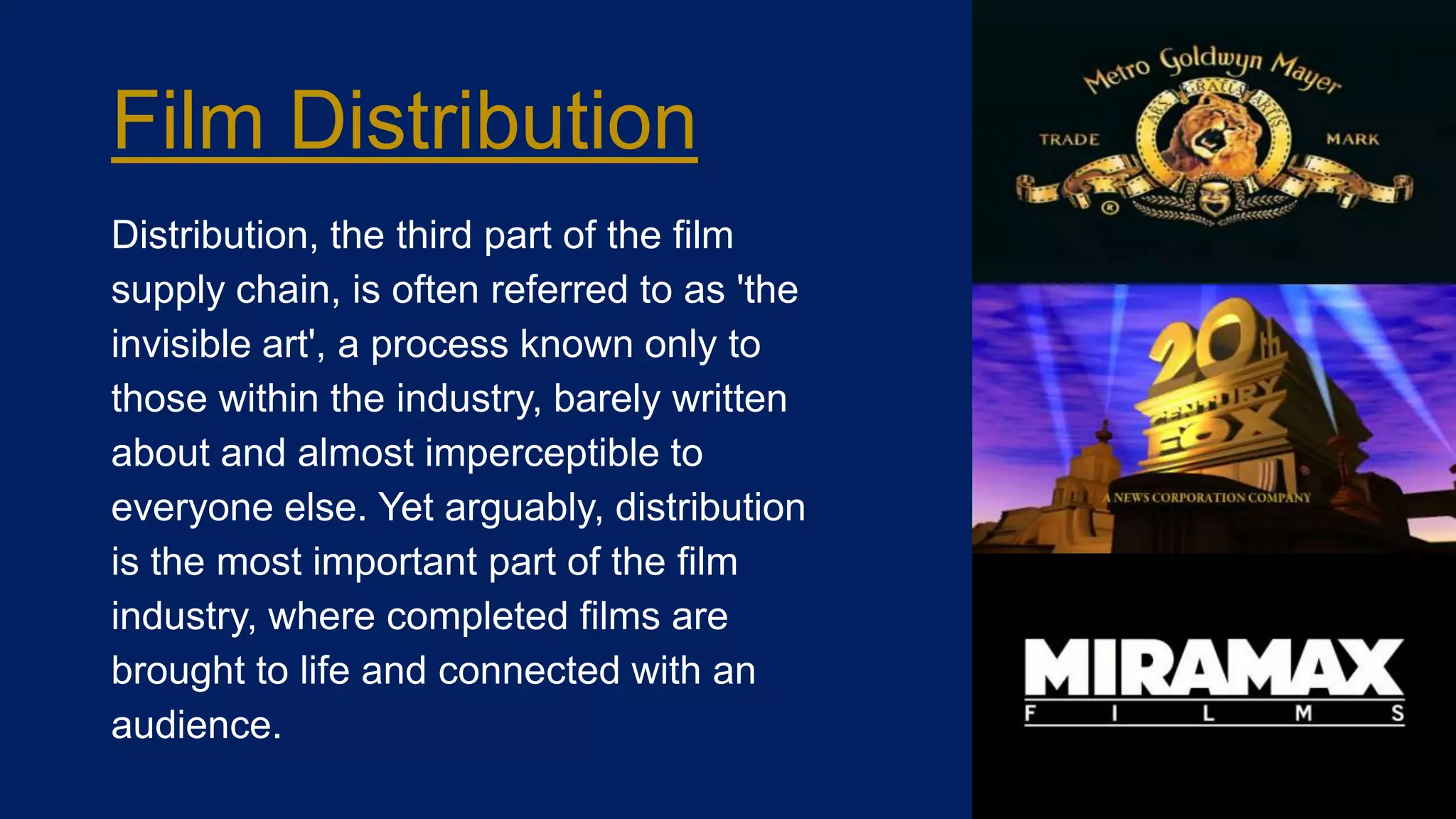 Film Distribution | PPT