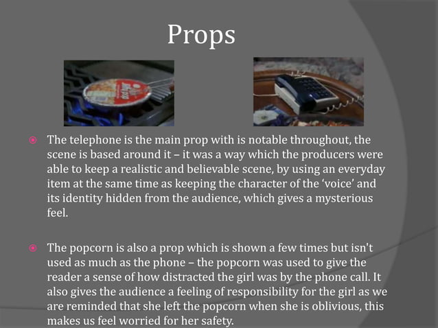 Analysis 2 - Scream | PPT