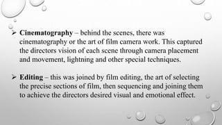 arts 10 quarter three- topic: FILM---ppt | PPTX