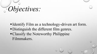 arts 10 quarter three- topic: FILM---ppt | PPTX