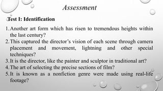 arts 10 quarter three- topic: FILM---ppt | PPTX