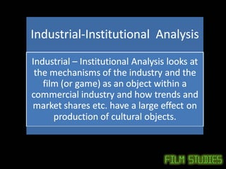Film Studies | PPT