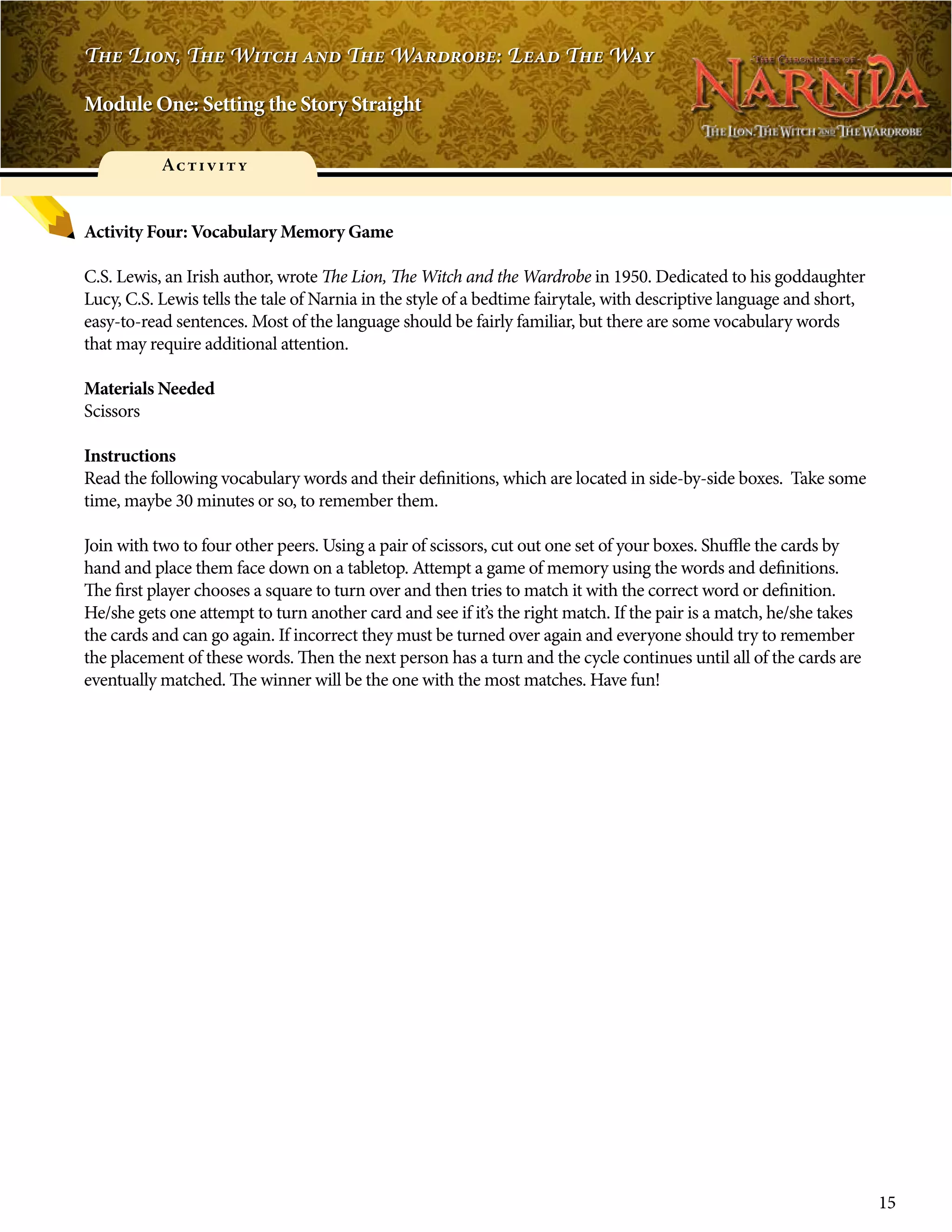 narnia-the-lion-the-witch-and-the-wardrobe | PDF