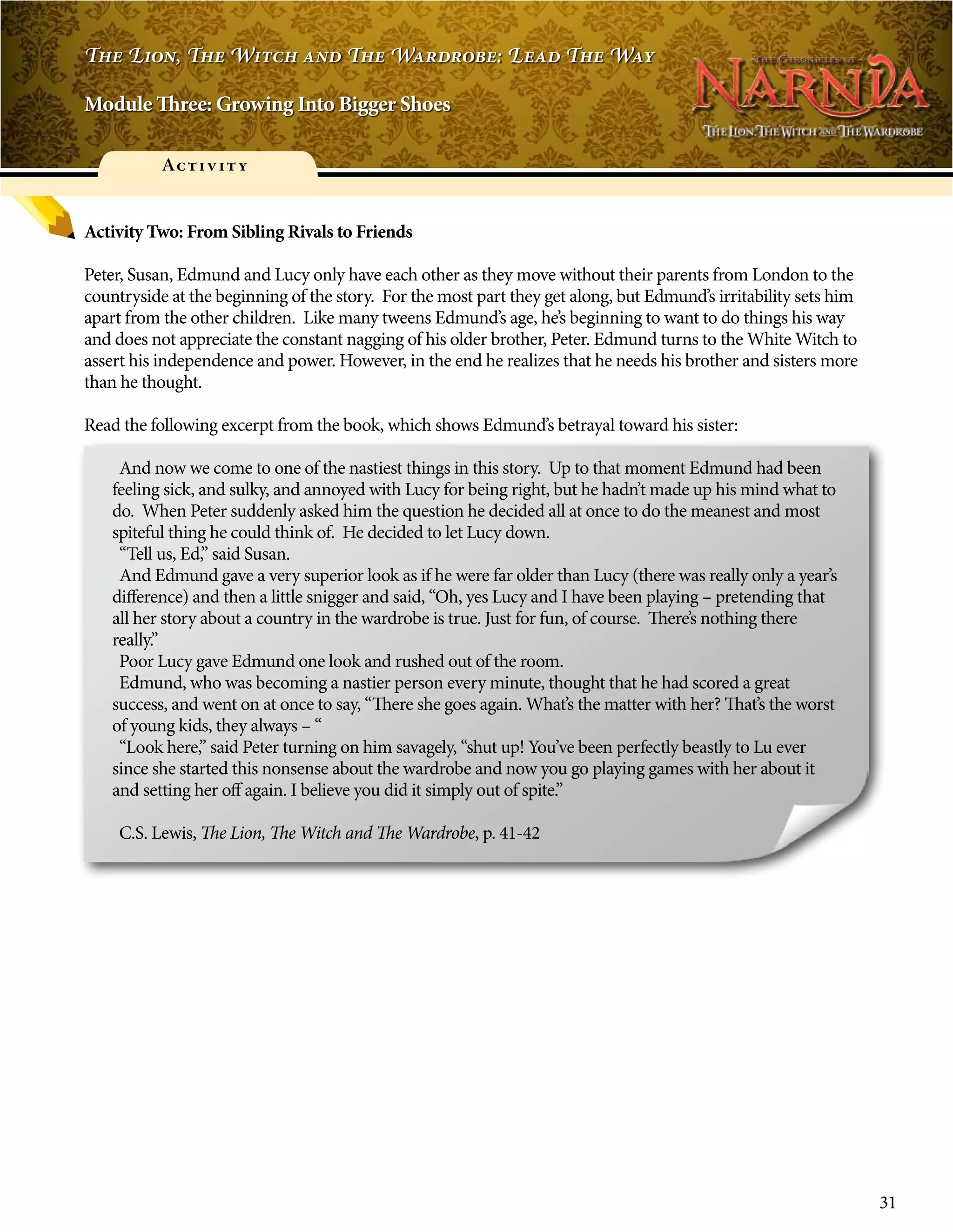 narnia-the-lion-the-witch-and-the-wardrobe | PDF