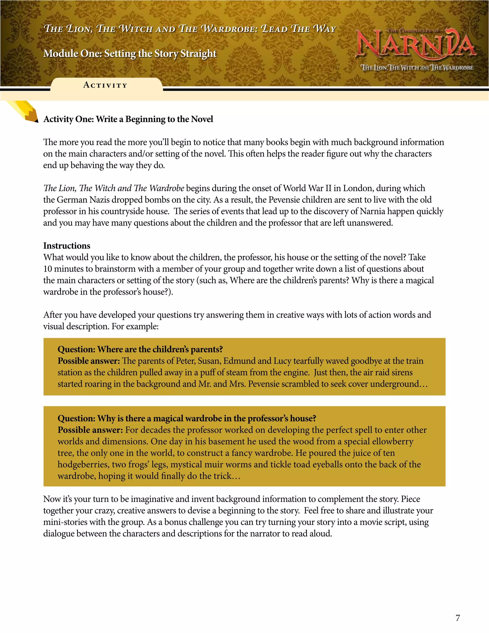 narnia-the-lion-the-witch-and-the-wardrobe | PDF