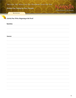 narnia-the-lion-the-witch-and-the-wardrobe | PDF