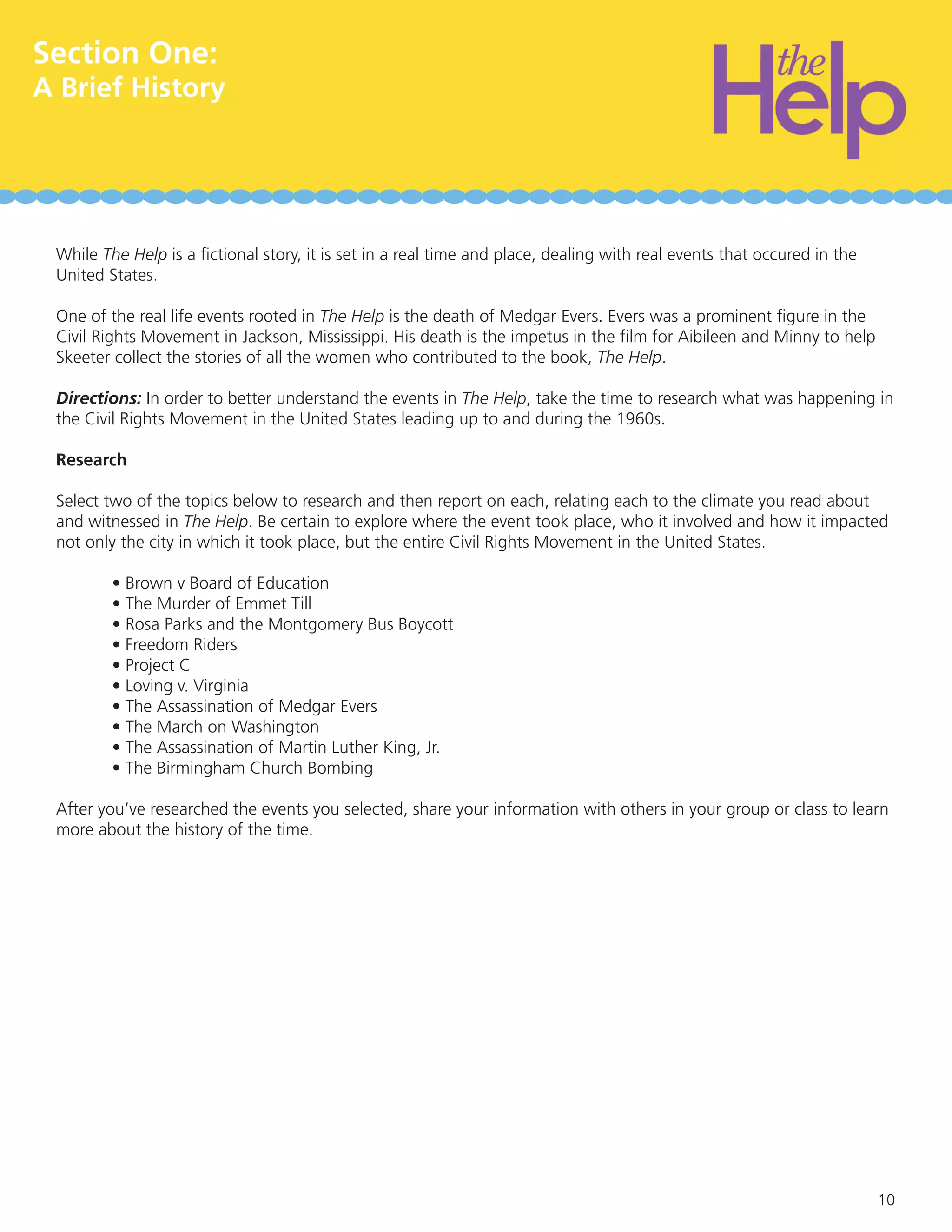 Film the-help-film-curriculum | PDF