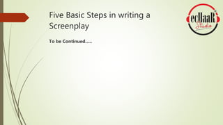 Screenplay Format | Film Production | PPTX