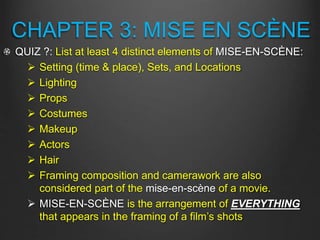 Film 100 mise-en-scene-chapter #3 powerpoint - LUTHER | PPT