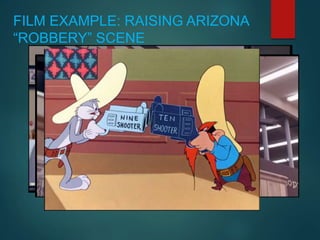 WCC FILM 100-RAISING ARIZONA SCENE ANALYSIS | PPTX | Animation & Anime ...