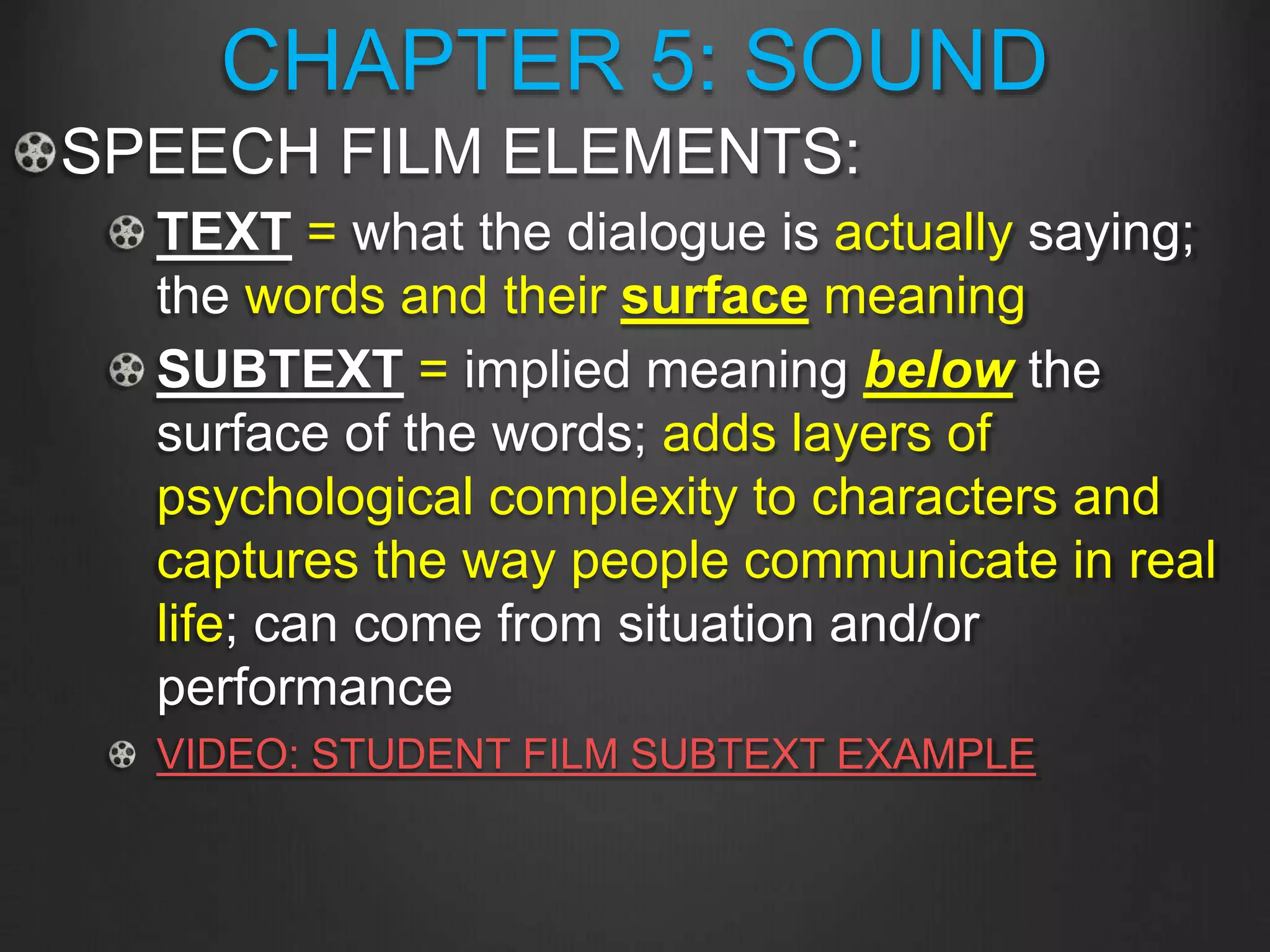 WCC FILM 100 sound-chapter #5 LUTHER | PPT