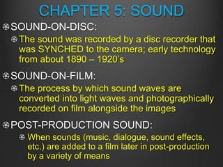 WCC FILM 100 - Sound | PPT