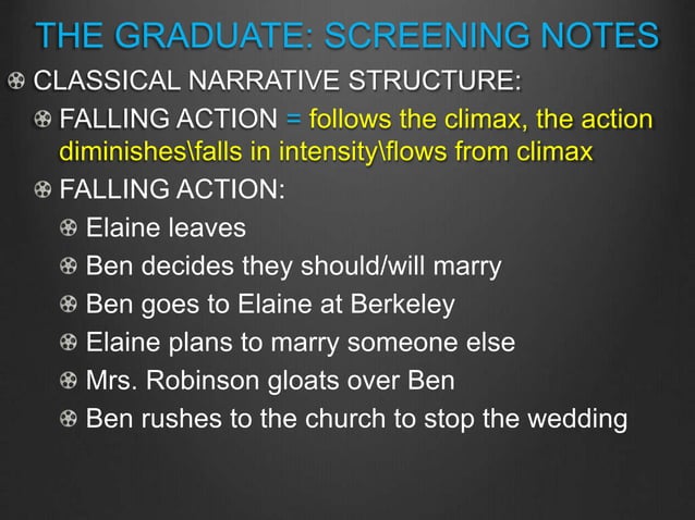 WCC Film 100 the graduate screening notes powerpoint LUTHER | PPT