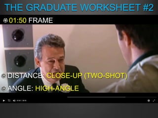 FILM 100 THE GRADUATE WORKSHEET | PPTX