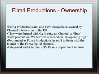 Film 4 presentation | PPT