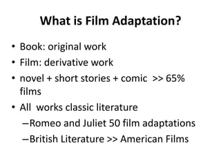 Film adaptation | PPTX