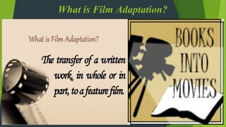 Film adaptation | PPTX