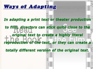 Film Adaptations | PPTX
