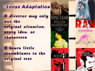 Film Adaptations | PPTX
