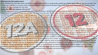 Film age ratings | PPTX