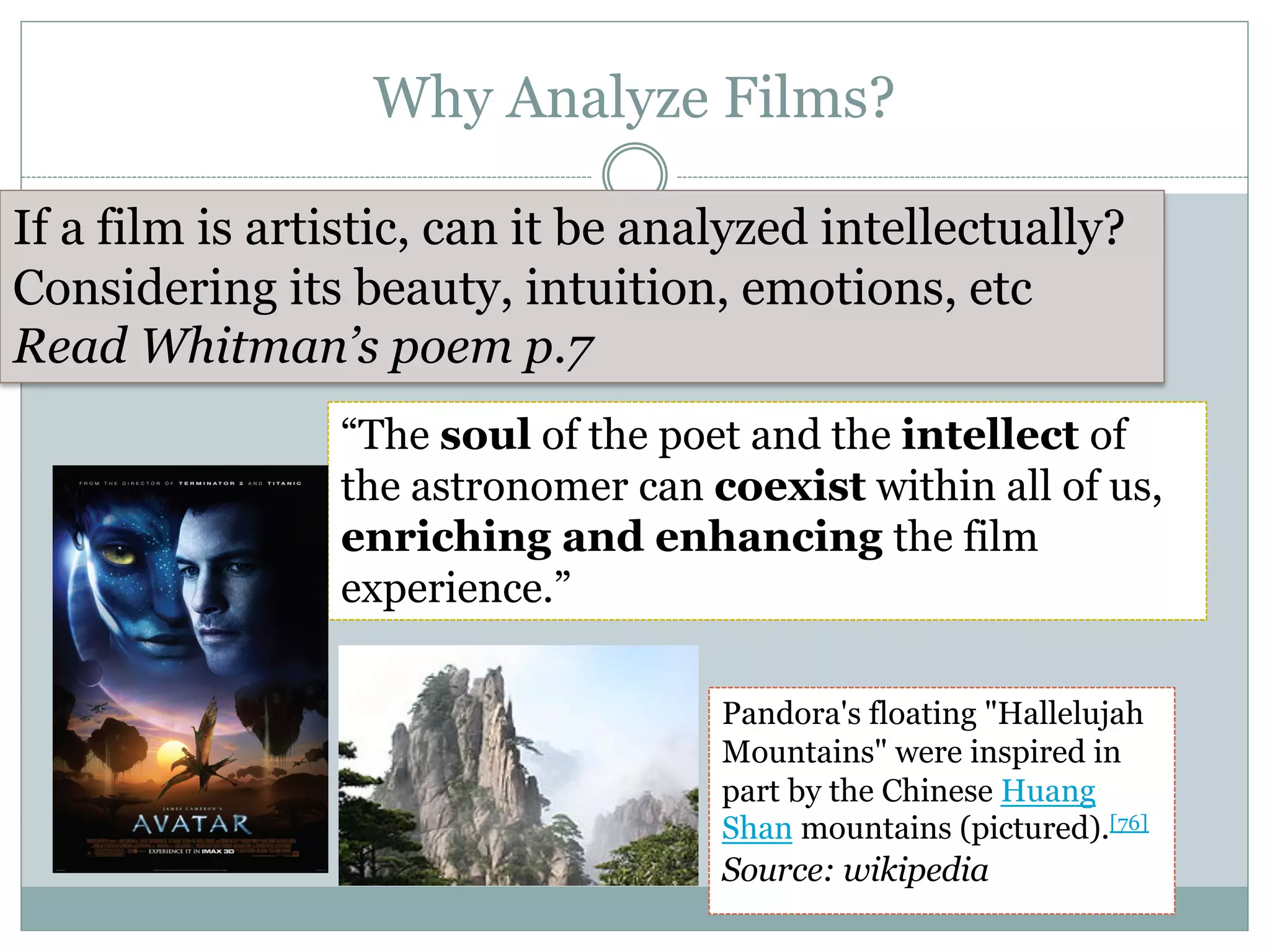 Film analysis and thematic elements | PDF