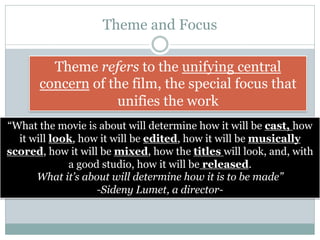 Film analysis and thematic elements | PDF