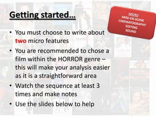 Film analysis launch gcse | PPTX