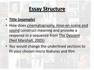 Film analysis launch gcse | PPTX