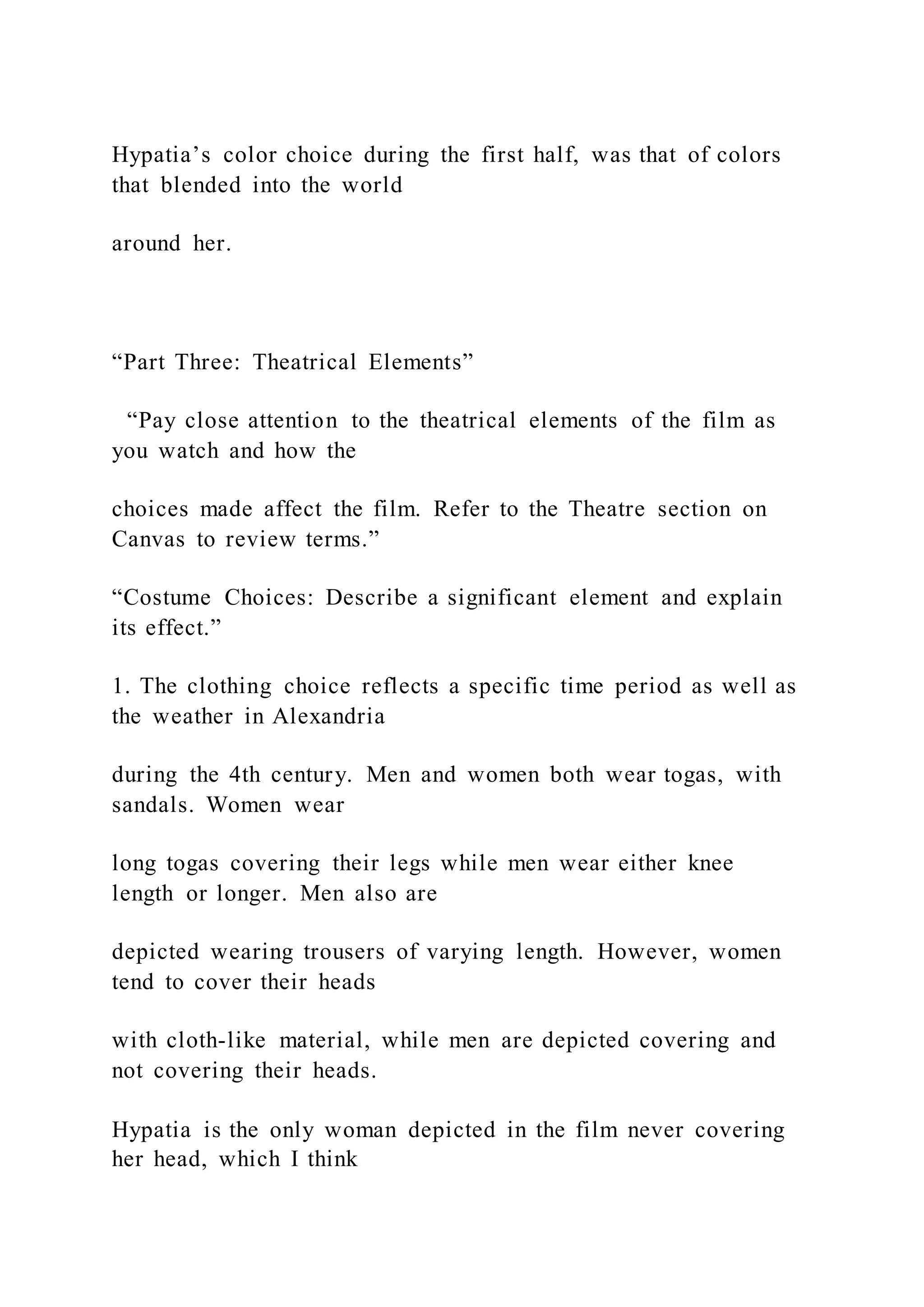 Film Analysis Worksheet” For your Film Analysis, you wil | DOCX