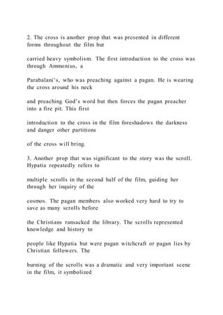 Film Analysis Worksheet” For your Film Analysis, you wil | PDF