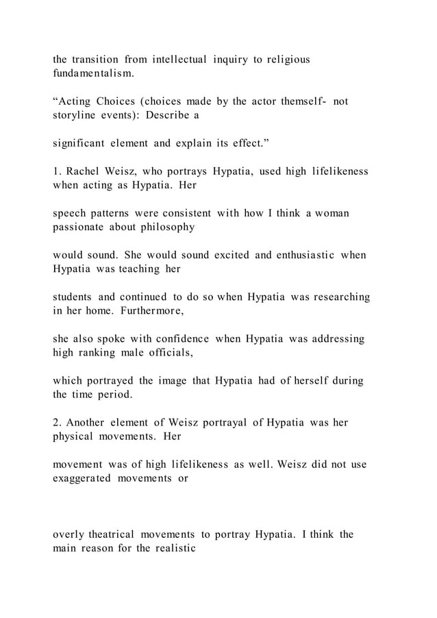 Film Analysis Worksheet” For your Film Analysis, you wil | PDF | Free ...