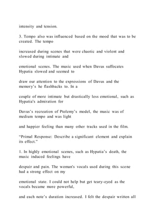 Film Analysis Worksheet” For your Film Analysis, you wil | DOCX
