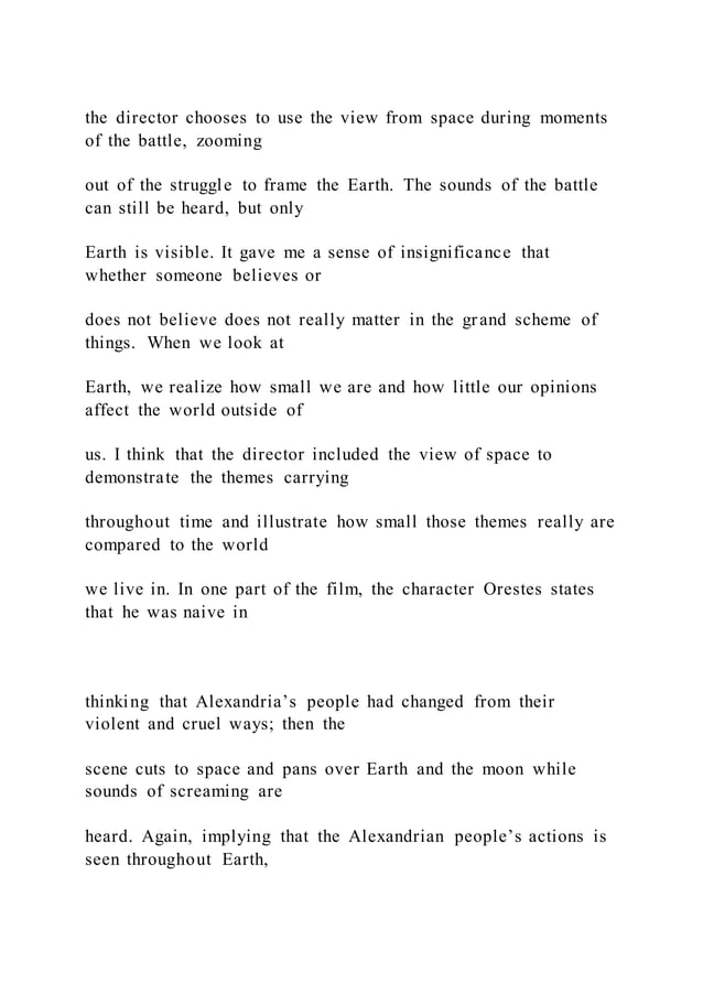 Film Analysis Worksheet” For your Film Analysis, you wil | PDF