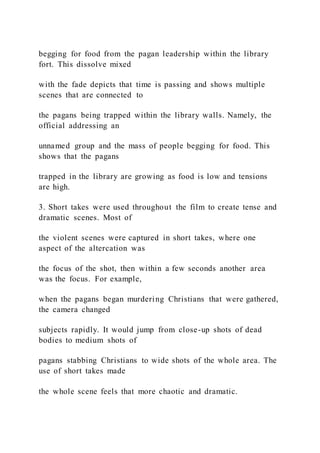 Film Analysis Worksheet” For your Film Analysis, you wil | PDF