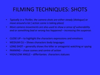 Film and Filming ideas | PPT