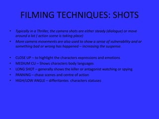 Film and filming ideas | PPT