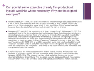 Film and video editing techniques template 2014 v2 | PPTX